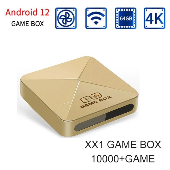 Video Game BOX Android 12 XX1 H313 HD 4K 4G 10000 Games 14 Game ...
