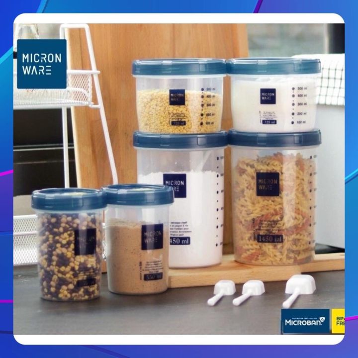 Bộ Hộp Lọ Hũ Đựng Thực Phẩm 3 Món Micronware Nhựa PP An Toàn Tuyệt Đối Chịu Nhiệt - Made In ...