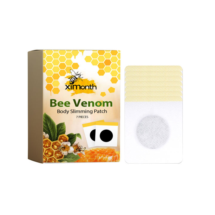 Ximonth Bee Venom Lymphoid กระชับรูปร่าง Patch 7ชิ้นกระชับผิวกาย Bye ...