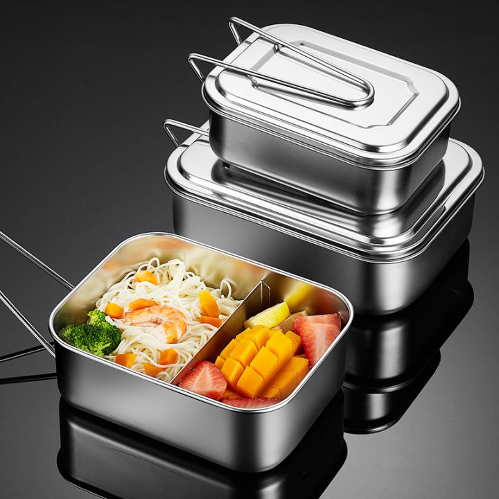 Stainless Steel Lunch Box 304 Food Grade Office Worker Compartment ...