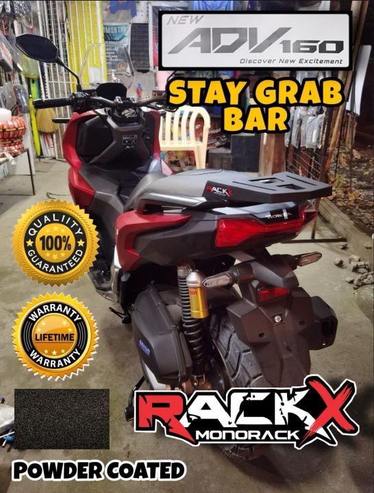 ADV 160 STAY GRAB BAR (POWDER COATED AND LIFETIME WARRANTY) | Lazada PH