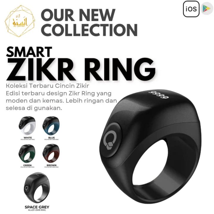 Zikr Ring Flex iQibla 2nd Generation | Lazada