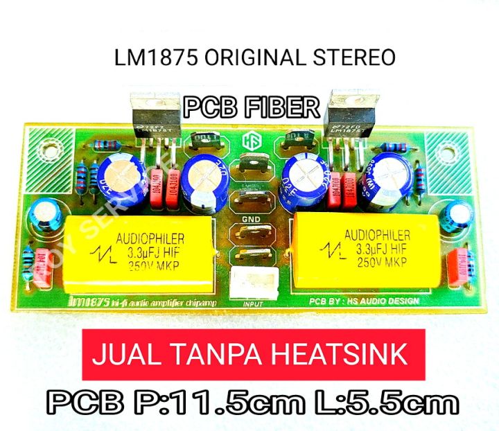 Kit Power LM1875 / LM1875 Sablon Putih / Kit Power Amplifier LM1875 / Kit Power Gainclone ...