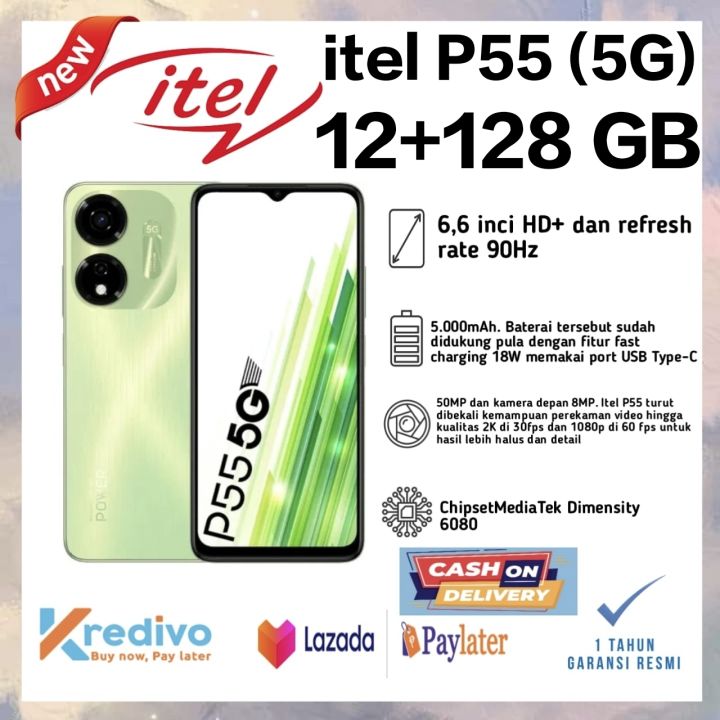 Infinix itel P55 5G RAM 12+128 GB mediatek dimensity 6080 (imei ...