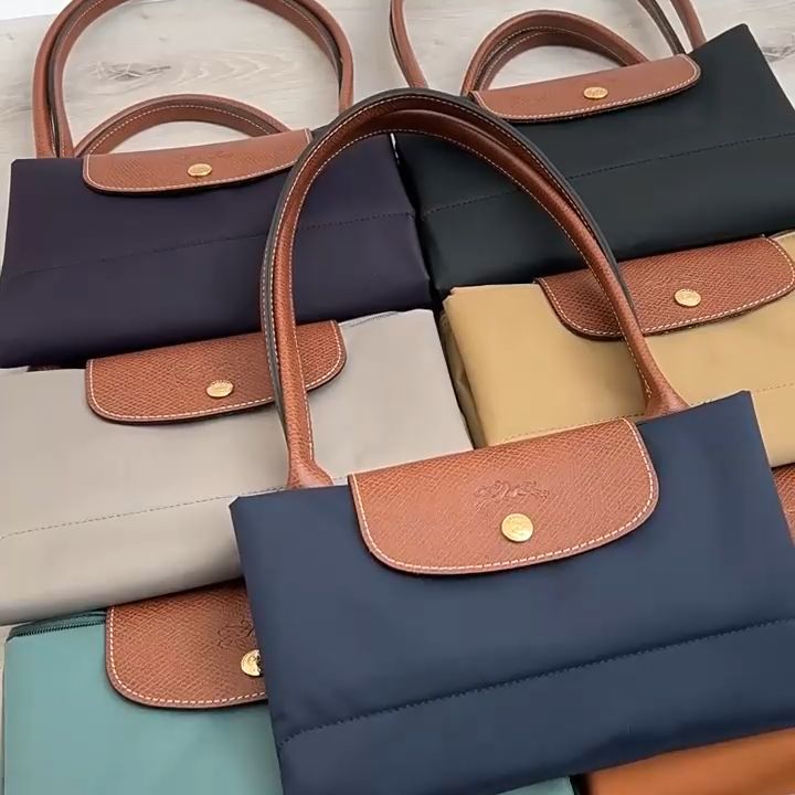 Original authentic/ Longchamp LE Pliage / Women's Shoulder slung ...