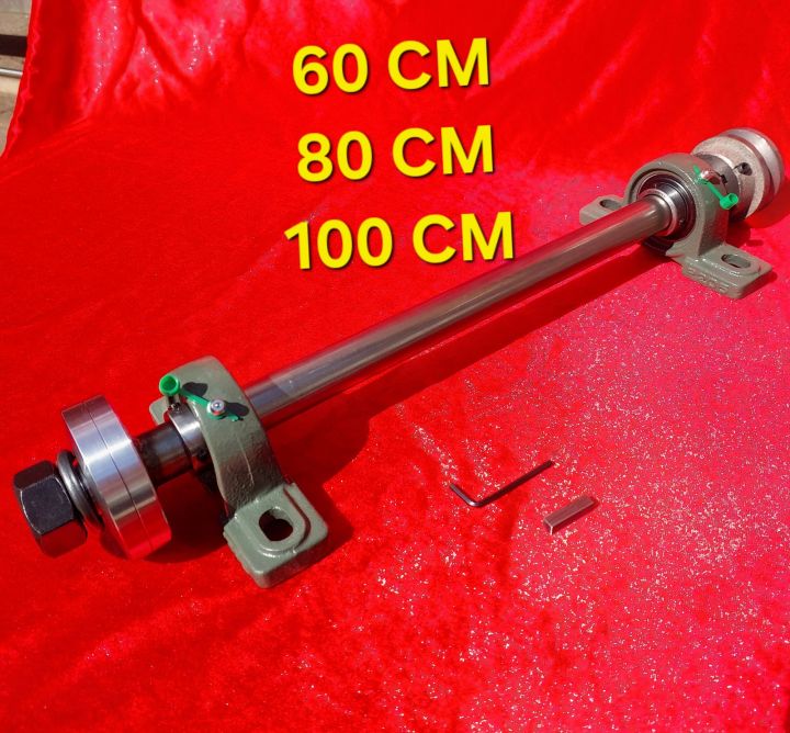 **ครบชุดยาว 60 cm 80cm และ100cm**ชุดแกนเพลาเลื่อยวงเดือน spindle saw ยาว 60 cm และยาว 100 CM แกน ...