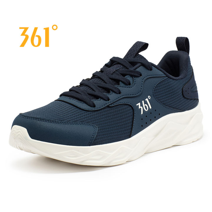 361 Degrees Men's Shoes Black Sports Shoes New Mesh Breathable Casual ...