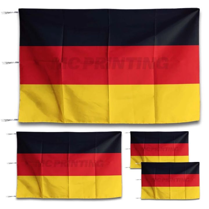 BENDERA JERMAN BENDERA NEGARA JERMAN UKURAN SEDANG 110X70 | Lazada ...