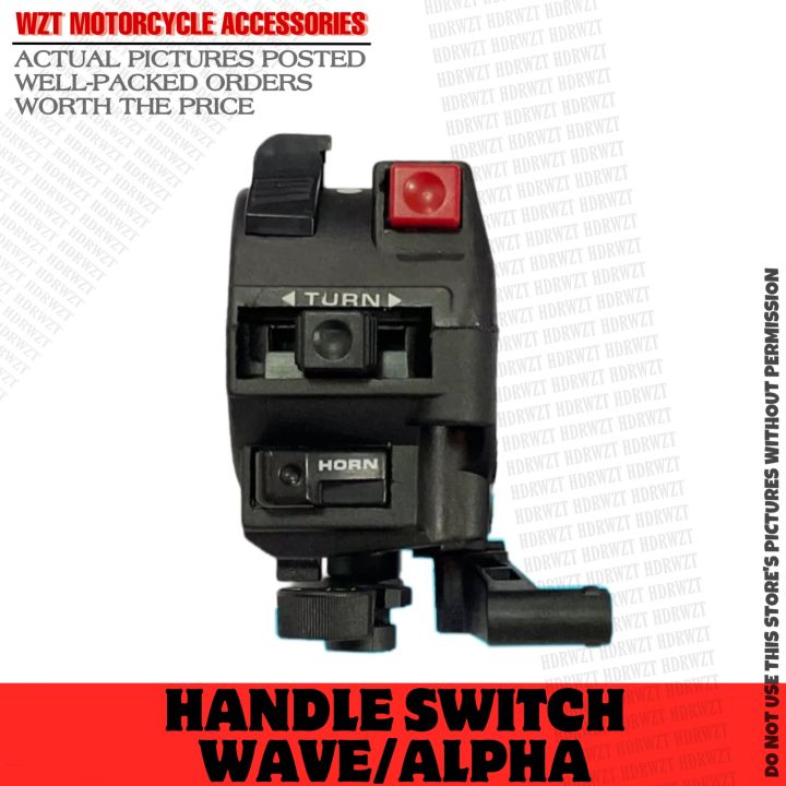 HONDA WAVE ALPHA Left Handle Switch Motorcycle Accessories | Lazada PH