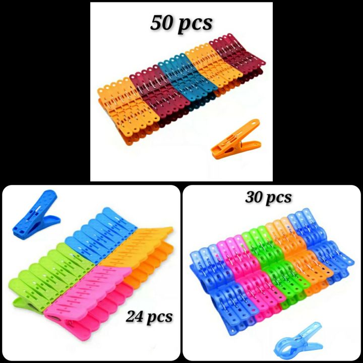50pcs/30pcs/24pcs Cloth Peg/Plastic Cloth Peg/Sepit baju/Penyepit baju ...