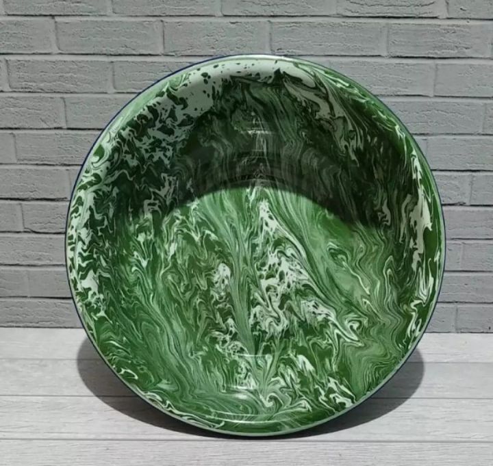 Baskom Lurik 40 Cm Blirik Blurik /Baskom Jadul /Waskom Enamel Panci ...