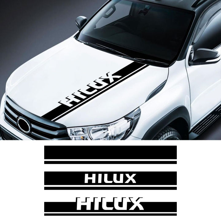 Pickup Hood Stickers For Toyota Hilux Vigo Revo Rocco Graphics Truck ...