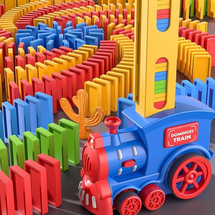 TANGJIUGONG | Educational Automatic Domino Train Children's Toy | Lazada PH