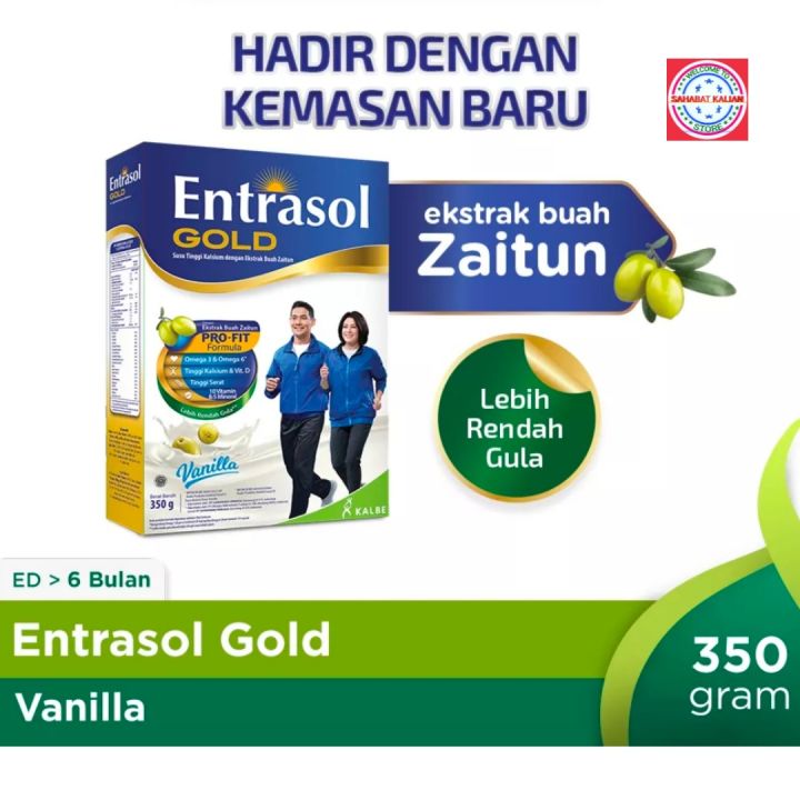 ENTRASOL GOLD VANILLA 340GR | Lazada Indonesia