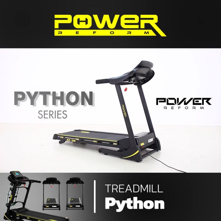 [ผ่อน 0% 10 เดือน]Power Reform ลู่วิ่งไฟฟ้า Python Series มอเตอร์ 3 ...