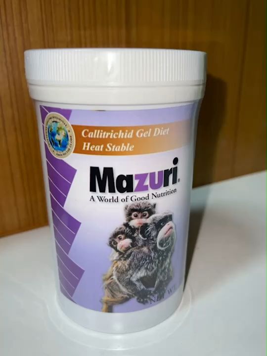 (สินค้าพร้อมส่ง) อาหารลิงผงเจล Mazuri 57R0 200 กรัม สำหรับลิงมาโมเสท ...