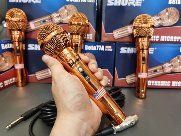 Shure Beta 77A Dynamic Karaoke Microphone New Series UNI-DIRECTIONAL Voice And Music ...