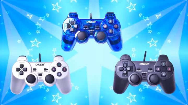 🚀ส่งเร็ว🚀 จอย OKER Joy Games Stick Analog USB U-706 Analog จอยเกมส์ ...