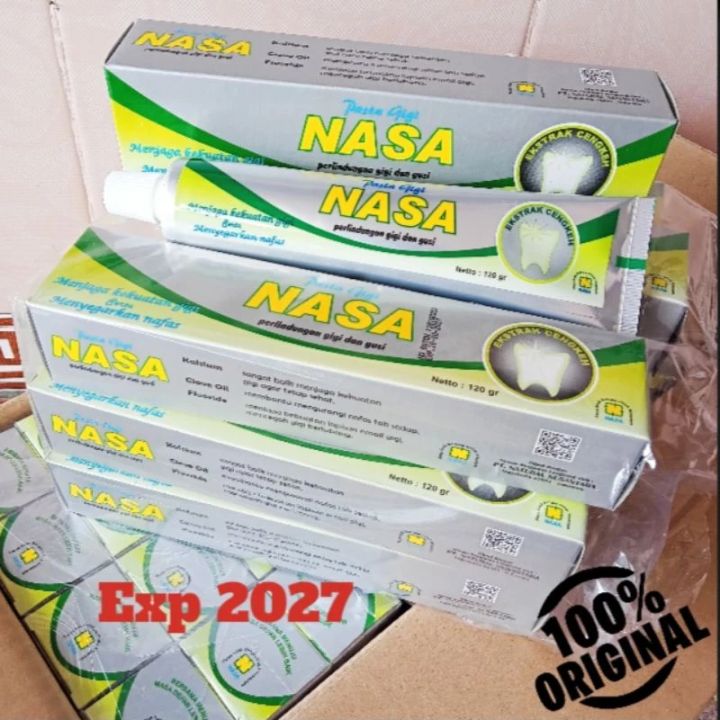 [PGN] PASTA GIGI NASA 120gr | Obat Sakit Gigi | Penghilang Bau Mulut ...