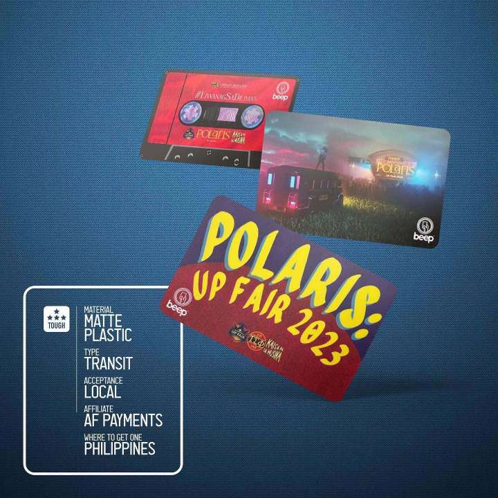 Beep Card Polaris For LRT-1, LRT-2, MRT-3, P2P Buses And Modernized ...