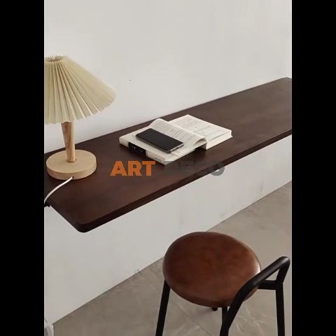 Bar Table High Table Wooden Wall Mounted Table Meja Bar Tinggi Table ...