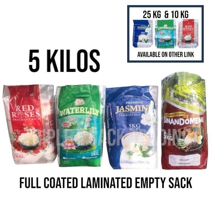 5 Kilos Laminated Empty Sack Generic SCO 50pcs with Handle | Lazada PH