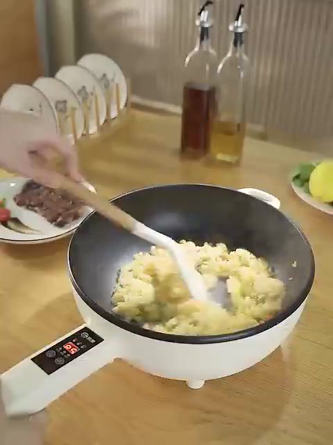 3/4L Electric frying pan 2Layer Cooker Multifunctional Rice Cooker Non ...