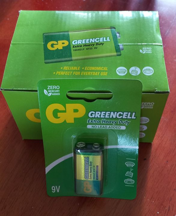 Bund Of 10 CARDS GP GREENCELL EXTRA HV DUTY 9V 1.5V | Lazada Singapore