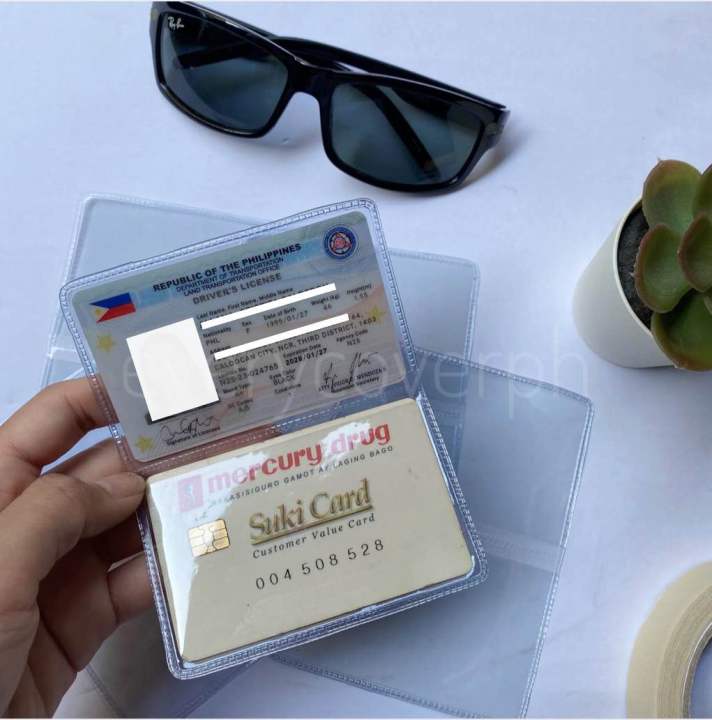 Clear/Transparent Card Holders with 2 pockets | Lazada PH