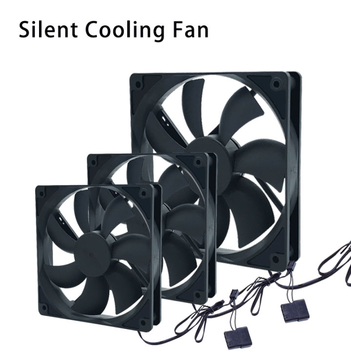 80mm 90mm 120mm Quiet Computer Fan Silent PC Fans For Computer PC Case ...