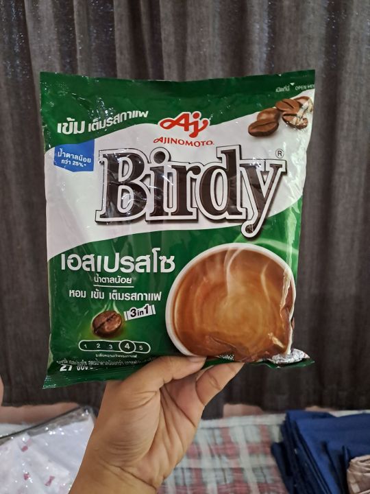 Birdy 3 in 1 Coffee Less Sugar, Robusta, Rich Latte, Creamy Latte from ...
