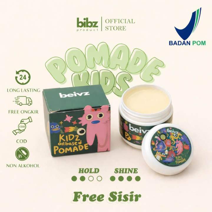 Pomade Anak Beivz 30gr – Styling Rambut Kids Wangi Melon | 90% Natural ...