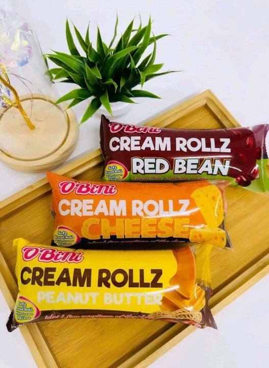 O'BINI CREAM ROLLZ BREAD 10 PCS PER PACK | Lazada PH