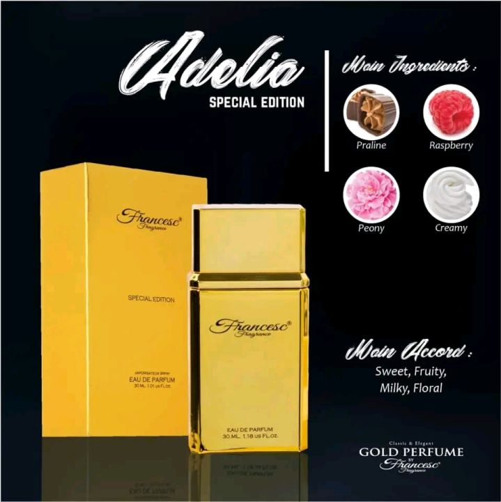 FRANCESC GOLD PERFUME ADELIA SPECIAL EDITION | Lazada