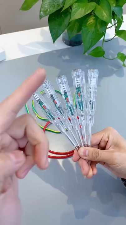 ISKU Obeng Test Pencil TesPen Tester 14cm with Indicator Dual LED ...