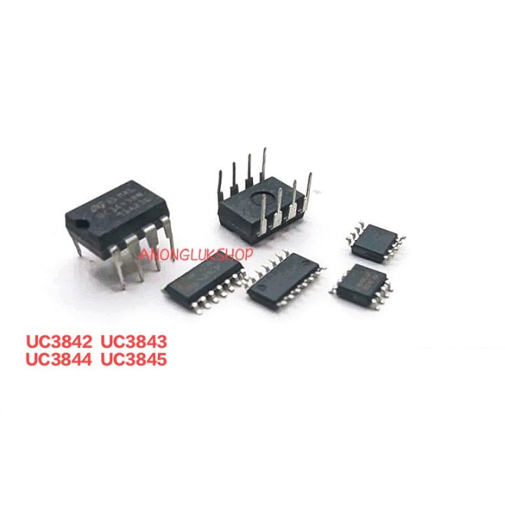 ราคาต่อ 1ตัว 👉👉 UC3842 UC3843 UC3844 UC3845 SMPS Controller IC DIP-8 SOP-8 SOP-14 ไอซี ...