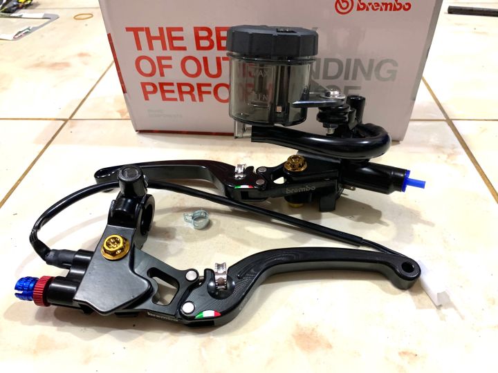 Master rem full set full cnc rcs lengkap dudukan spion swtich rem ...