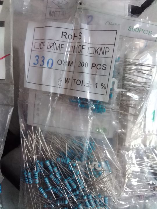 resistor 330 ohm 1/2watt per pack | Lazada Indonesia