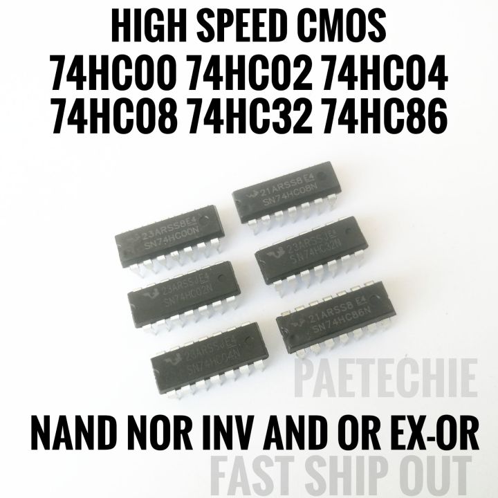 1pc SN74HC00N 74HC00 74HC02 74HC04 74HC08 74HC32 74HC86 Logic Gates ...