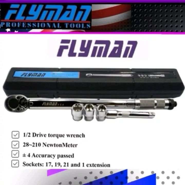 Original flyman torque wrench 1/2 drive original flyman good quality ...