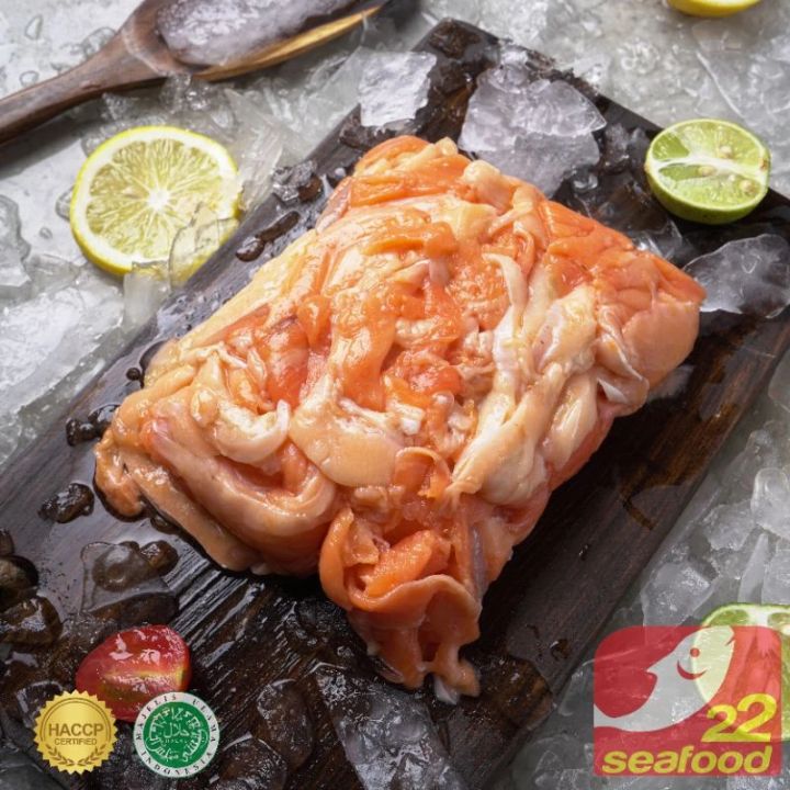 Salmon Scrape Meat 500 gram / Salmon Daging Kasar / 22 Seafood | Lazada ...