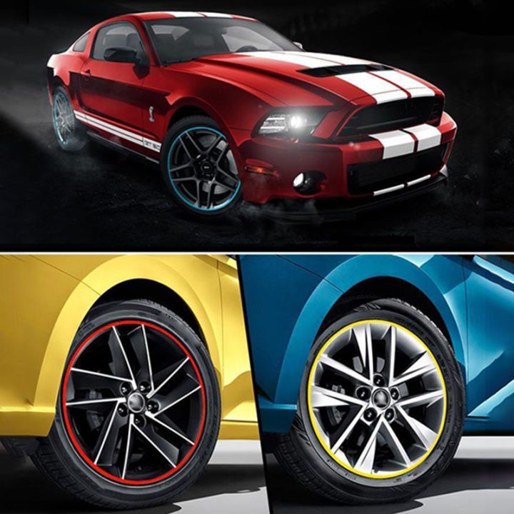 8M / Roll Rim Blades Car Vehicle Color Wheel Rims Protectors Decor ...