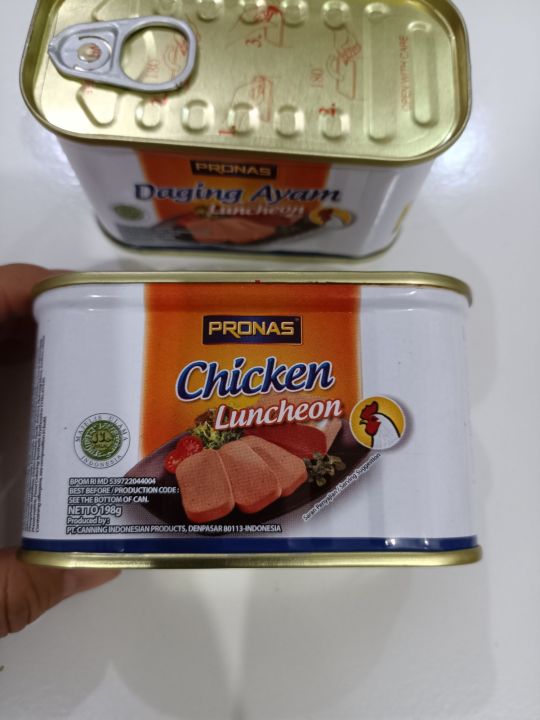 Pronas Luncheon Daging Ayam 198gram/Pronas Chicken Luncheon 198gram ...