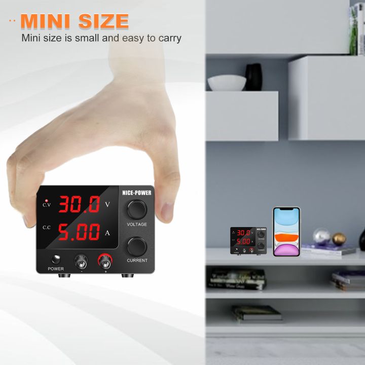 Dc Power Supply Adjustable Mini Regulated Switching DC Voltage Power ...