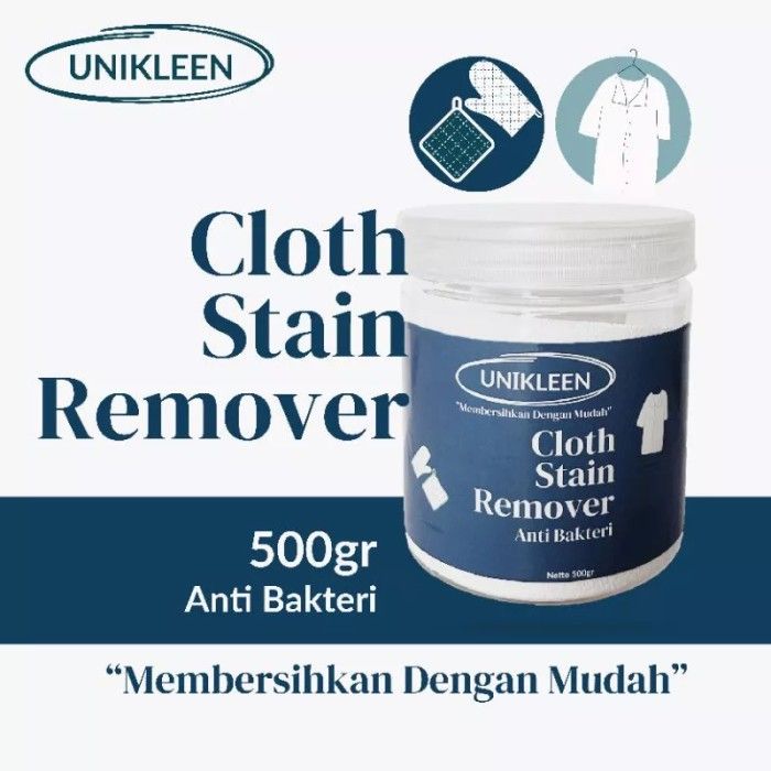 Cloth Stain Remover Powder / Unikleen Pembersih Noda Pakaian Untuk ...