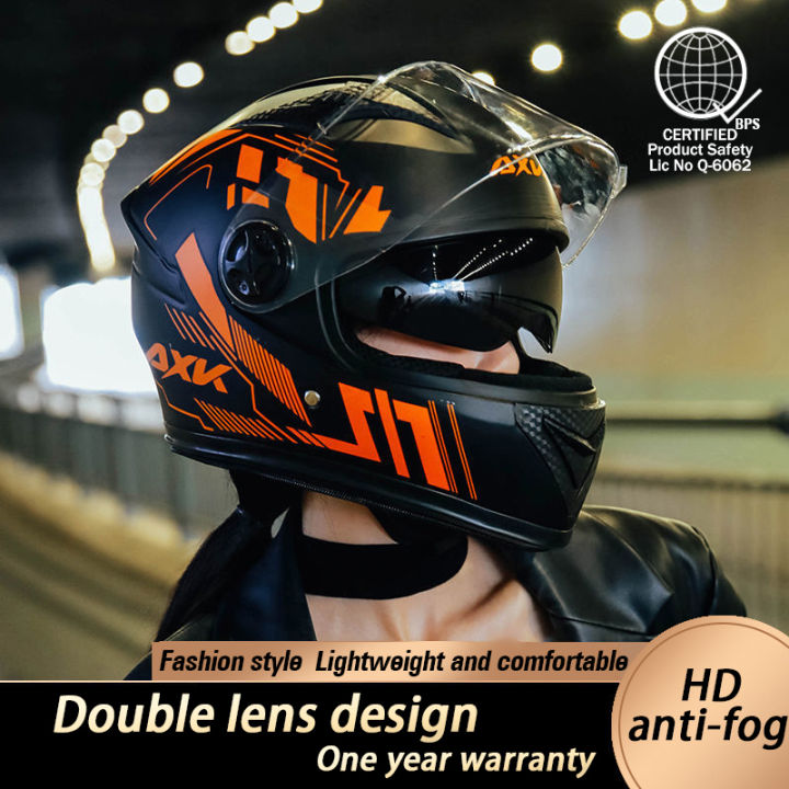AXK Motorcycle Alliance helmet motorcycle full helmet icc sticker anti ...