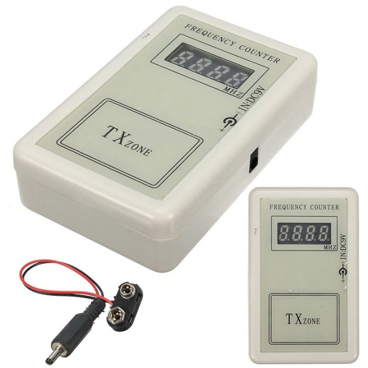 DC7.5-10V Frequency Counter Indicator Detector 250-450MHZ Cymometer ...