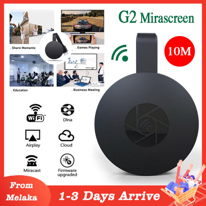 Chromecast G2 TV Streaming Wireless Miracast Google HDMI Dongle Display Adapter Mirascreen WIFI ...