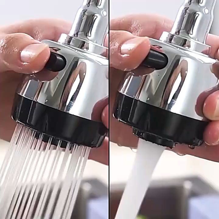 Pelise Faucets Kitchen Sink Faucet 360°Flexible Rotary Faucet Stainless ...