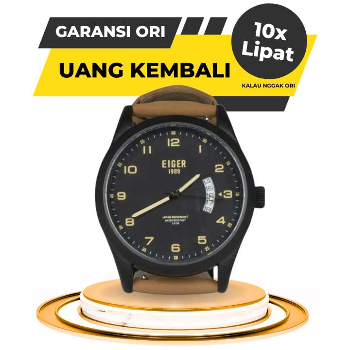 Jam Eiger Pria Verdon Law Jam Tangan Eiger Cowok Cowo Analog | Lazada ...